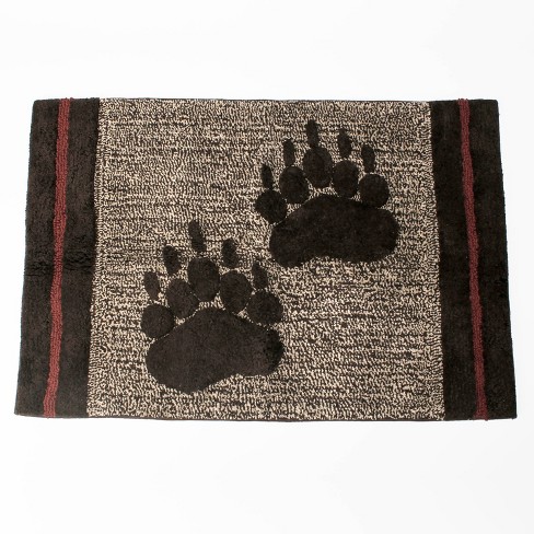 Sundance Rug - Skl Home: Cotton Tufted Bath Mat, Paw Print Pattern ...