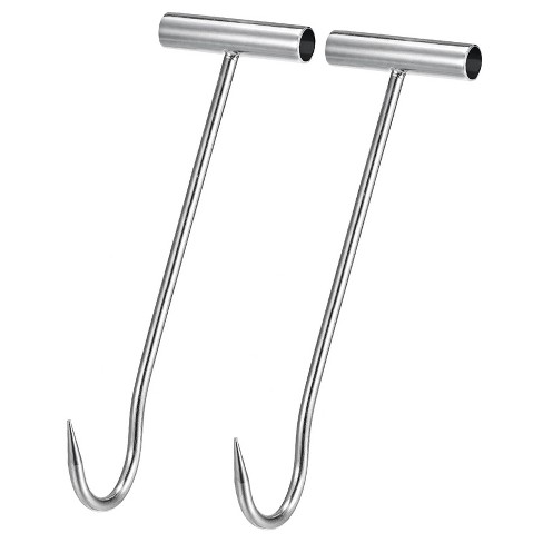 Unique Bargains T-handle Meat Boning Hooks For Kitchen, Butcher Shop ...