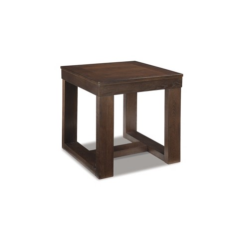 Signature Design By Ashley Contemporary Watson End Table Dark Brown ...
