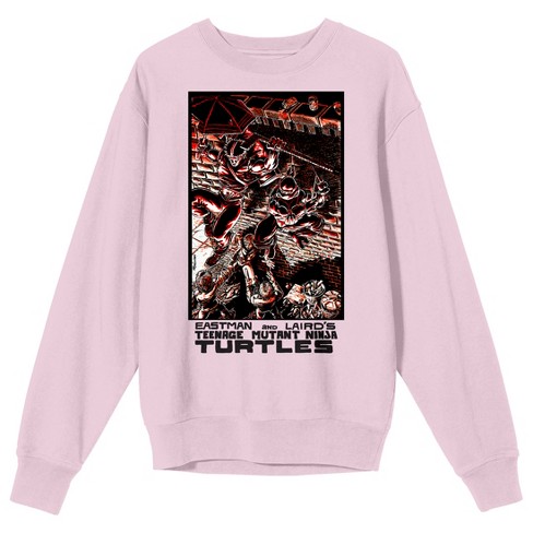 Tmnt Comic Origins Casey Jones & Raphael Comic Art Crew Neck Long ...