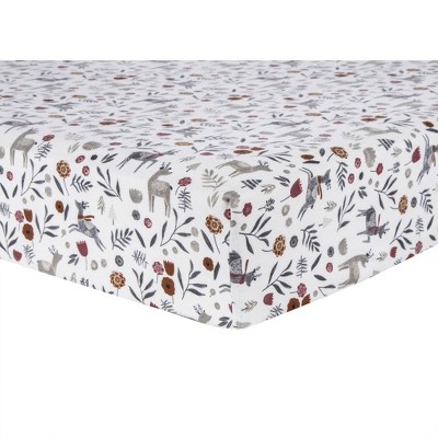 Trend Lab 100% Cotton Flannel Fitted Sheet - Scandi Folklore : Target