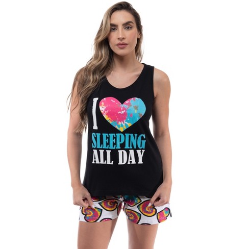 Just Love Womens Tank & Short Cute Pajama Set - Ribbed Pj Sets ...
