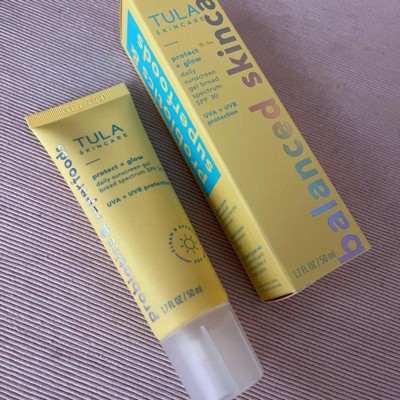 Tula Skincare Protect + Glow Daily Sunscreen Gel Broad Spectrum Spf 30 ...