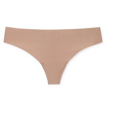 Adore Me Women's Annie Invisible Pack Thong Panty 2x / Tuscany Beige ...