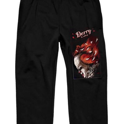Pennywise Profile Fan Poster It Chapter 2 Movie Men's Black Joggers ...