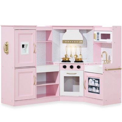 Best Choice Products Pretend Play Kitchen Wooden Toy Set For Kids W ...