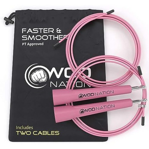 Wod Nation Adjustable Speed Jump Rope For Men, Women & Children ...