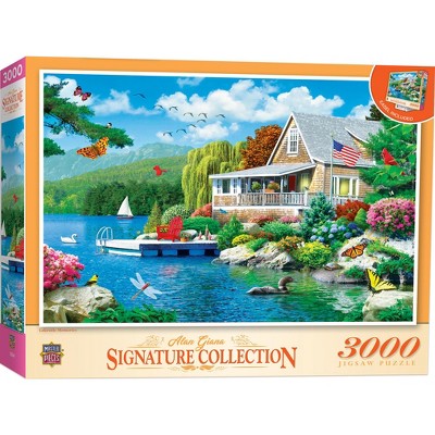 Masterpieces 3000 Piece Jigsaw Puzzle - Puzzler's Retreat - 32"x45 ...