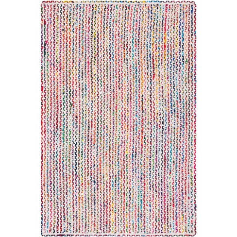 Braided Brd261 Hand Braided Area Rug - Ivory/multi - 3'x5' - Safavieh ...