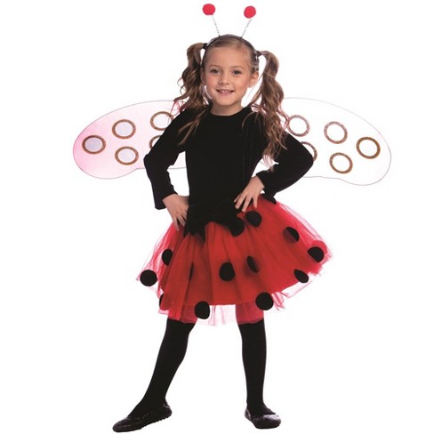 Dress Up America Ladybug Costume Dress For Girls - Large : Target