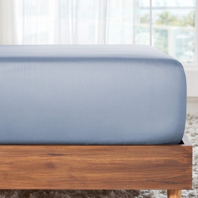 100% Cotton King Fitted Sheet Only, Deep Pocket, Sateen, All-around ...