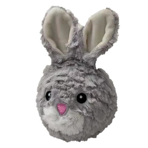 Petlou 4" Ez Squeaky Ball Rabbit Chew Dog Toy : Target