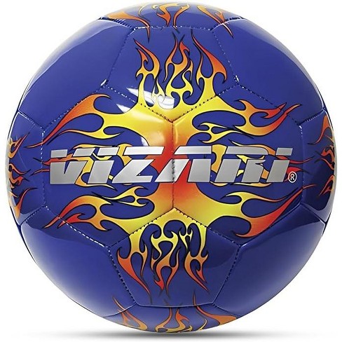 Vizari Blaze Soccer Ball For Youth & Adults - Blue & Orange ...