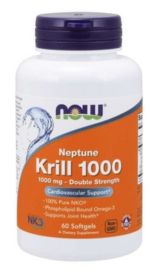 Neptune Krill Oil 1000mg By Now Foods - 60 Softgel : Target