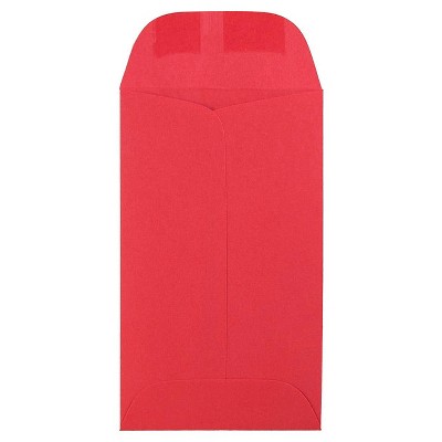 Jam Paper 50pk Brite Hue Coin Envelopes : Target