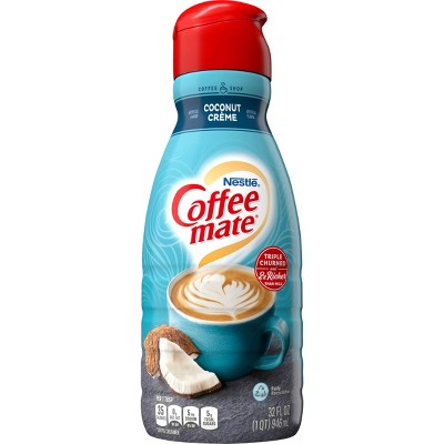 Coffee Mate Coconut Crème Coffee Creamer - 32 Fl Oz (1qt) : Target