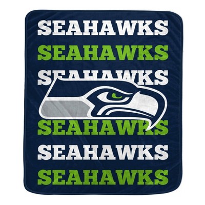 Nfl Seattle Seahawks Repeat Refresh Ultra Soft Blanket : Target