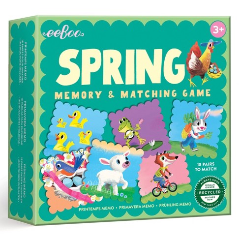 Eeboo: Spring Memory Matching Game, Ages 3+ : Target