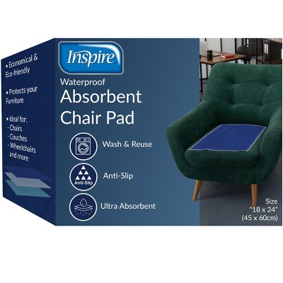 Inspire Washable And Reusable Incontinence Chair Pads | 3 Pack Chucks ...