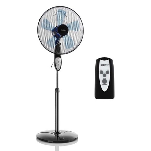 Klarstein Summerjam 16 Inch Adjustable Height Portable Pedestal Floor ...