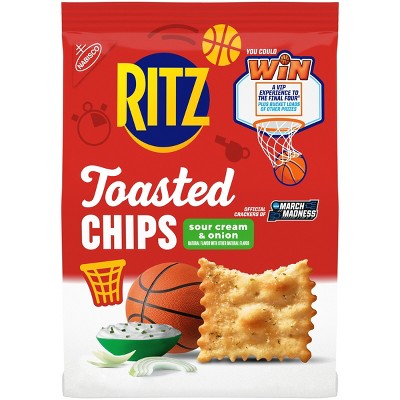 Ritz Toasted Crackers Chips Veggie - 8.1oz : Target