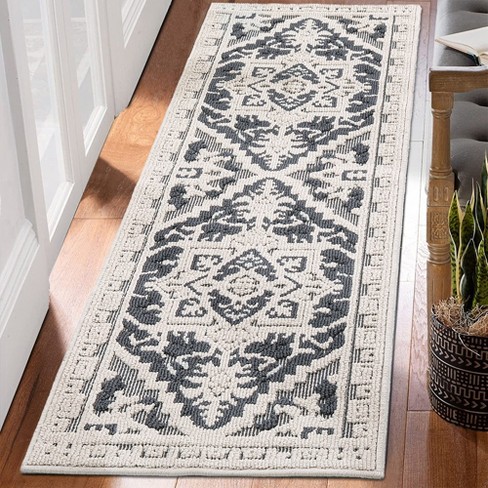 Vintage Boho Rug Shag Rugs For Living Room Bedroom High Low Pile Area ...