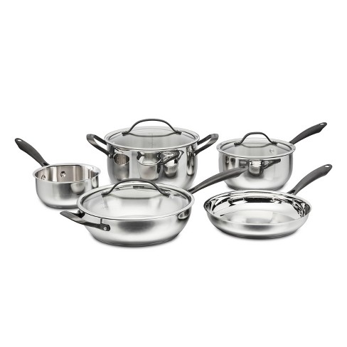 Cuisinart 8pc Radiant Pro Stainless Steel Cookware Set: Induction ...