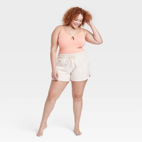 Women's Seamless Bodysuit With Keyhole - Colsie™ Pink 3x : Target
