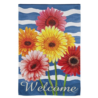 Evergreen Spring Gerbera Bouquet Suede House Flag 28 X 44 Inches ...