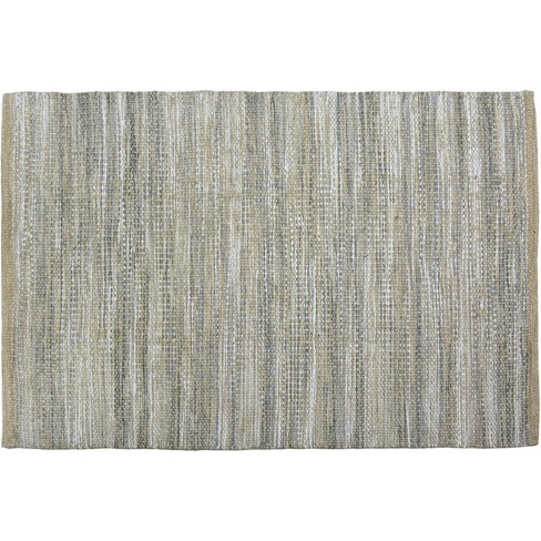 2'6"x4' Woven Accent Rug Gray - Threshold™: Handmade Rectangle, Multi ...