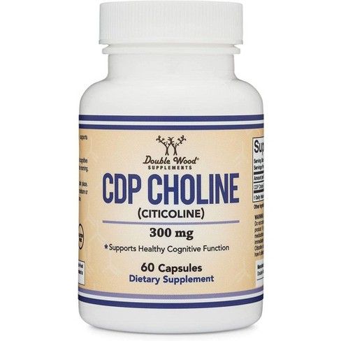 Cdp Choline (citicoline) - 60 X 300 Mg Capsules By Double Wood ...