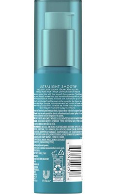 Nexxus Ultralight Smooth Frizz Defy Cream Serum - 4 Fl Oz : Target