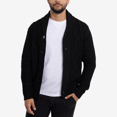 X Ray Mens Cardigan Sweater In Black Size Small : Target