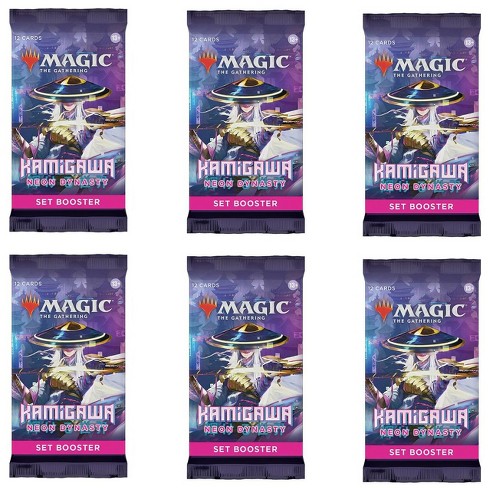 Magic The Gathering 6 Packs Mtg Set Booster Pack Lot Mtg Kamigawa Neon ...