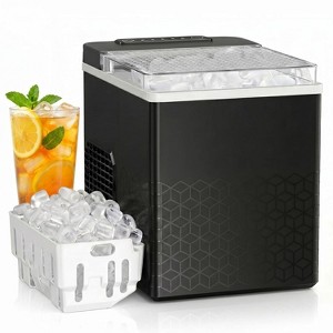 Portable Countertop Bullet Ice Maker - 27 lbs/Day, Fast 6-Min Ice, Self ...