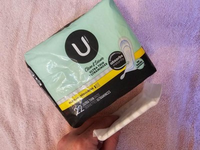 U By Kotex Clean & Secure Regular Ultra-thin Maxi Pads - Unscented ...