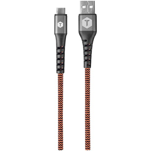 Toughtested® Charge & Sync Usb-a To Usb-c® Hi-speed Braided-fabric ...