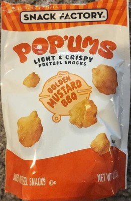 Snack Factory Popums - Golden Mustard Bbq - 9oz : Target