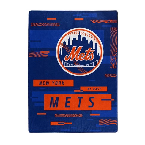 Mlb New York Mets Digitized 60 X 80 Raschel Throw Blanket : Target