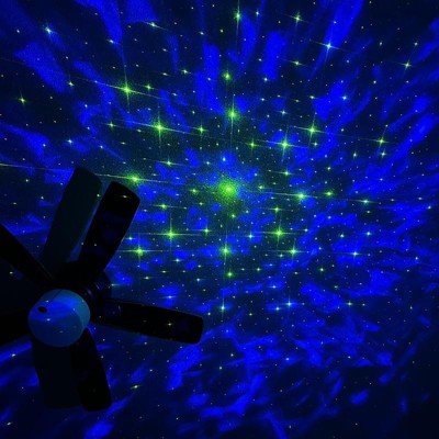 Led Galaxy Projector Laser Star Lights With Remote Black - West & Arrow ...