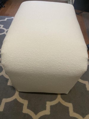 Cicely Waterfall Ottoman Cream Boucle - Threshold™ : Target