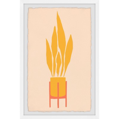 HomeStock 19 in. L x 13 in.W Framed Botanical Digital Art For Wall Art ...