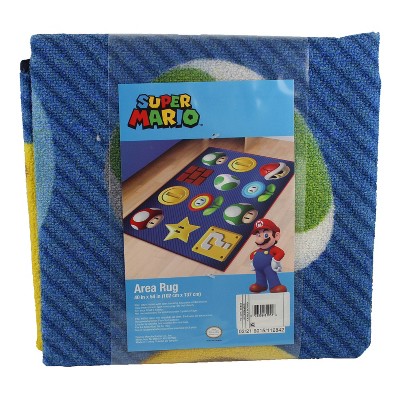 Super Mario Rug Super Mario Rug Carpet Home Decor Gift Super Mario ...