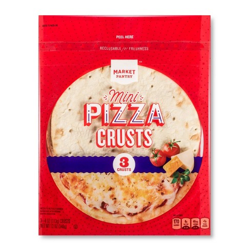 Mini Pizza Crusts - 12oz/3ct - Market Pantry™ : Target