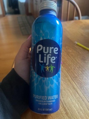 Pure Life Aluminum Bottle Purified Water - 18pk/20 Fl Oz Bottles : Target