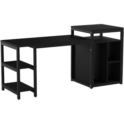 Yaheetech Computer Desk For Home Office School With Printer Shelf ...