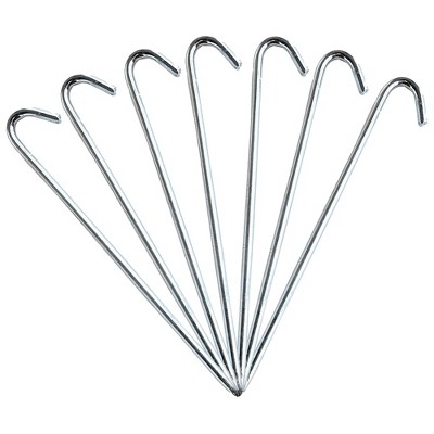 Moose Supply Heavy Duty Steel Hook Stakes, 10 Pack, 5/8" X 24" : Target