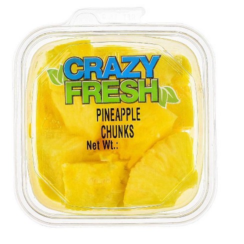 Crazy Fresh Cut Pineapple Chunks - 12oz : Target