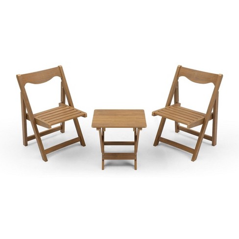 Hips Material Outdoor Bistro Set Foldable Small Table And Chair Set ...