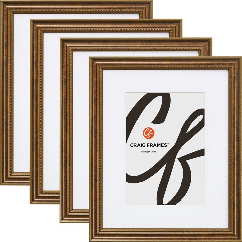 Craig Frames Stratton 20x24 Inch Aged Bronze Picture Frame Set Matted ...